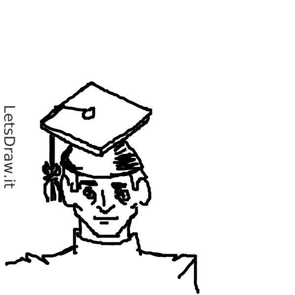 How to draw graduate / 11f3p93qx.png / LetsDrawIt