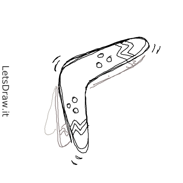 How to draw boomerang / 13rxj6gzc.png / LetsDrawIt