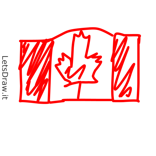 How to draw Canada / 1689ekcx5.png / LetsDrawIt