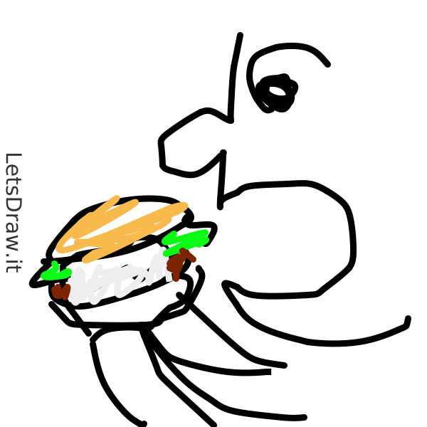 How to draw eating / 16wuc3pi6.png / LetsDrawIt