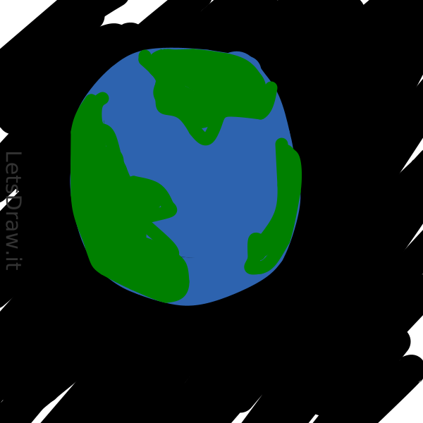 How to draw Earth / 19u6b8hpd.png / LetsDrawIt