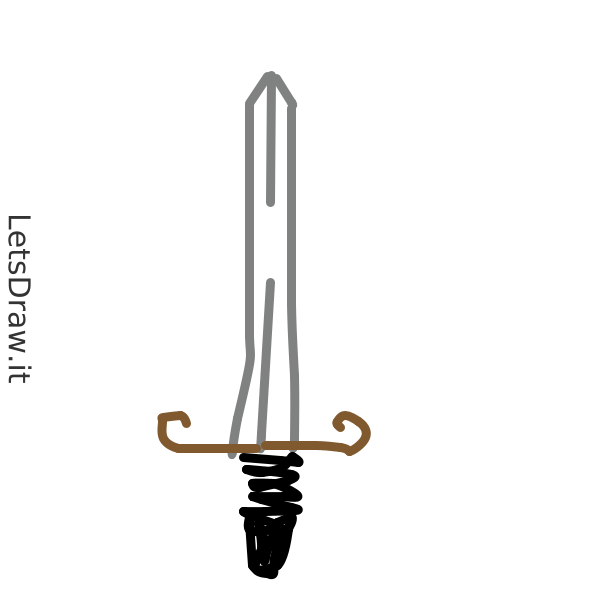 How to draw sword / 1afwnpg91.png / LetsDrawIt