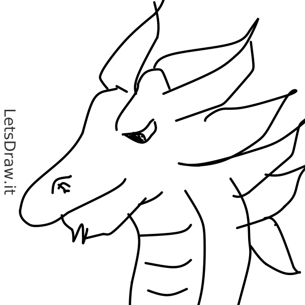 How to draw dragon / 1cb6firus.png / LetsDrawIt