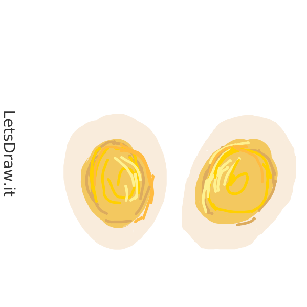 How to draw boiled egg / 1ddop7zmz.png / LetsDrawIt