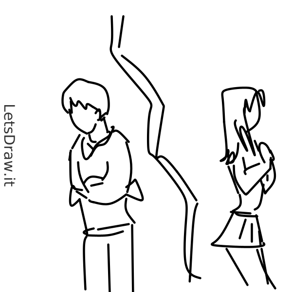 How to draw divorce / 1iabcneke.png / LetsDrawIt