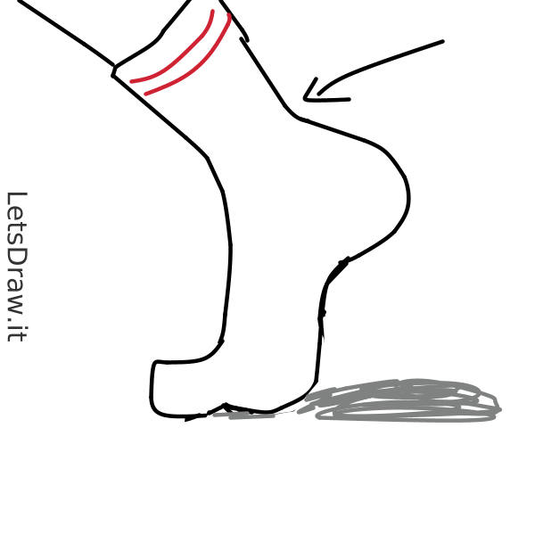 How to draw ankle / LetsDrawIt