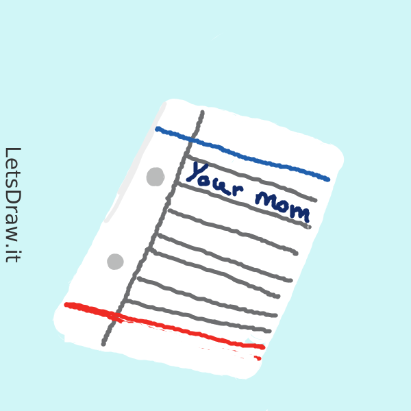 How to draw Paper sheet / 1j3rx198q.png / LetsDrawIt