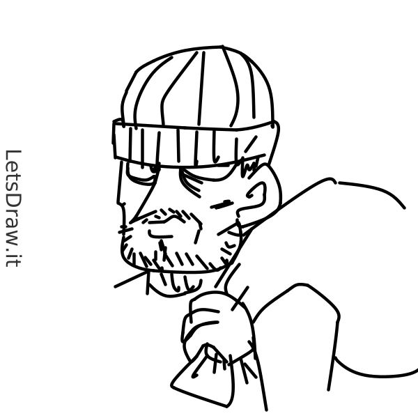 How to draw robber / 1jhdcngsn.png / LetsDrawIt