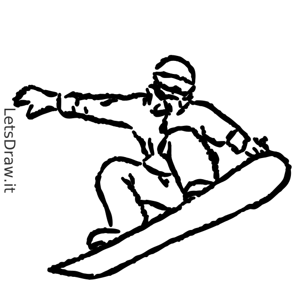 How to draw snowboard / 1jm1uknmx.png / LetsDrawIt