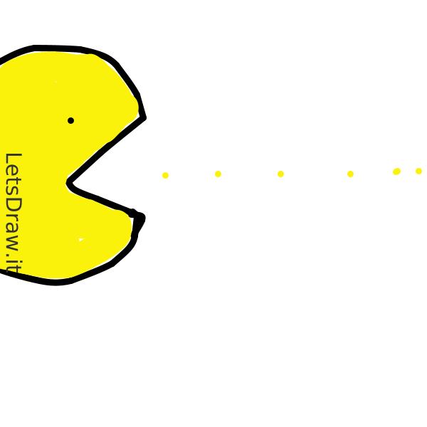 How to draw pacman / 1k4bk54ad.png / LetsDrawIt