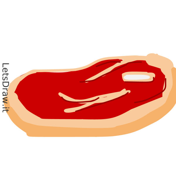 How to draw steak / 1kfonyu77.png / LetsDrawIt
