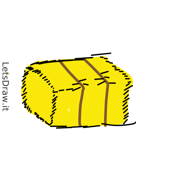 How to draw hay / LetsDrawIt