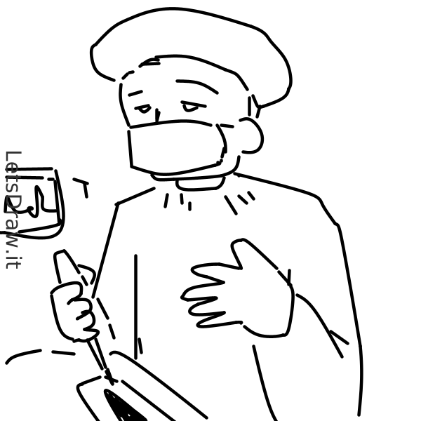 How to draw doctor / 1njdgyzmn.png / LetsDrawIt