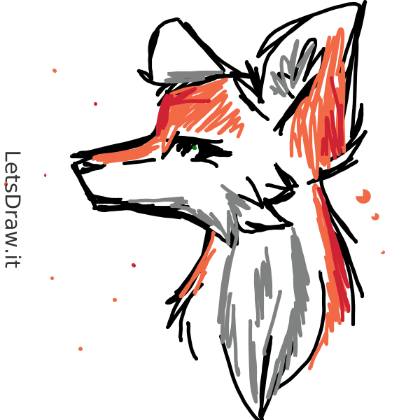 How to draw fox / 1pqdfdh8i.png / LetsDrawIt