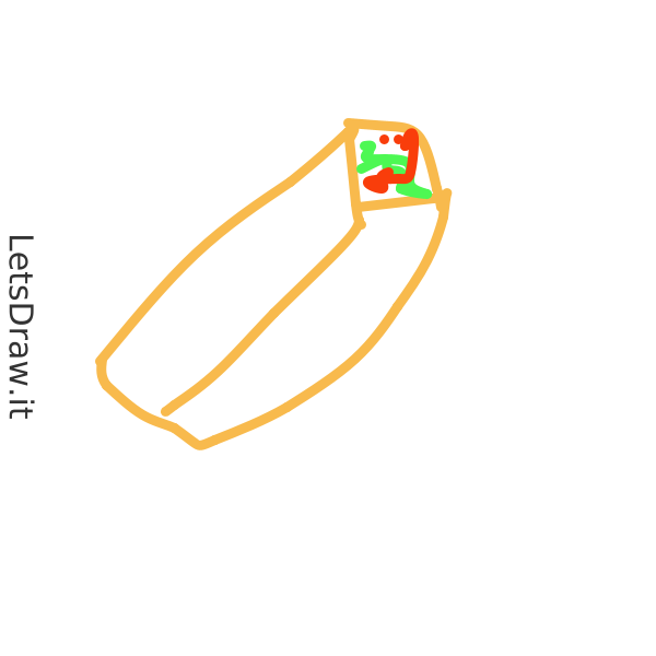How to draw burrito / 1qynmec8n.png / LetsDrawIt