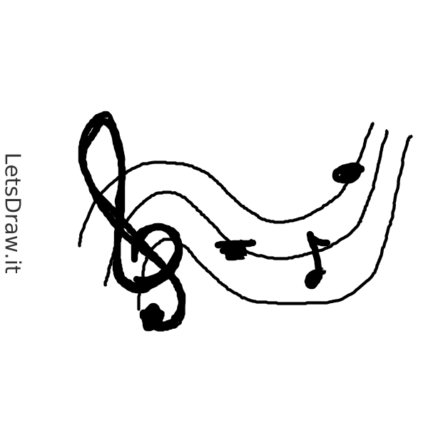 How to draw Music notes / 1s19fy6q5.png / LetsDrawIt
