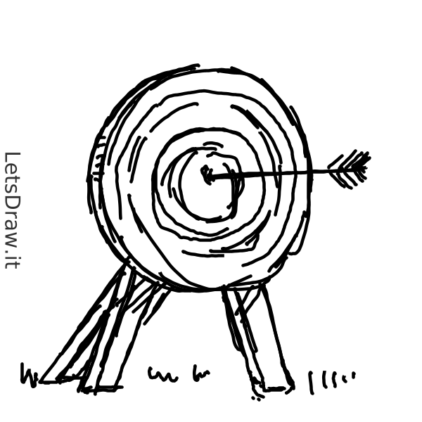 How to draw target / 1s5tthn7t.png / LetsDrawIt