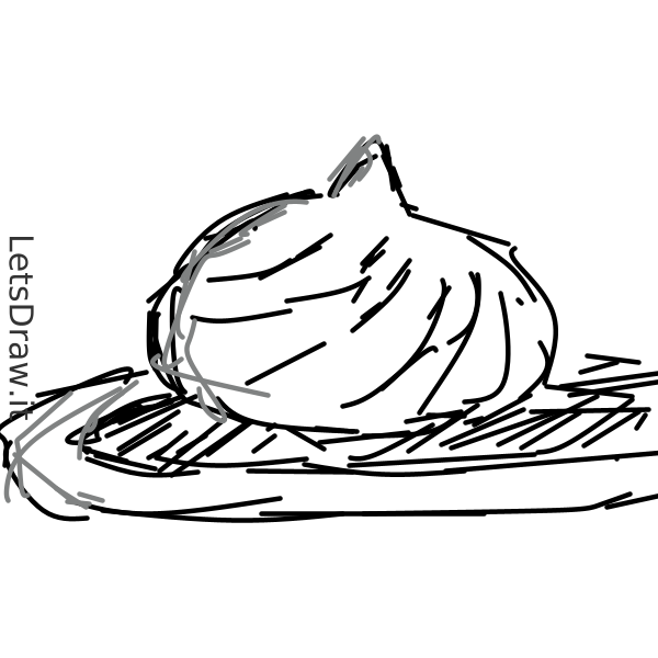 How to draw dumpling / 1trsnr334.png / LetsDrawIt