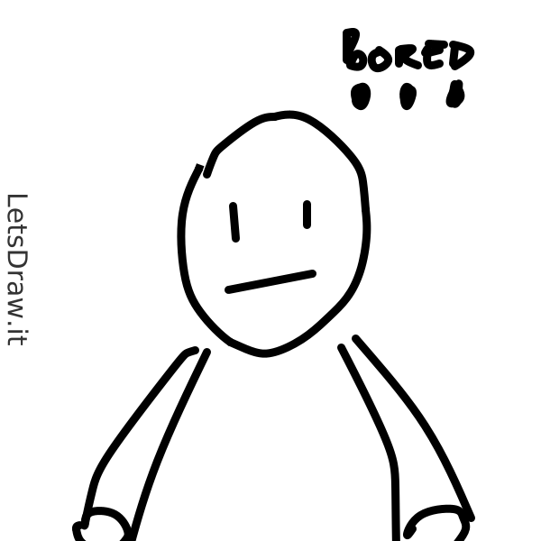 How to draw boredom / 1x33mz73h.png / LetsDrawIt