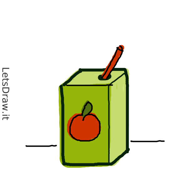 How to draw apple juice / 1xg6q3t5c.png / LetsDrawIt