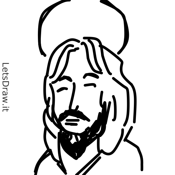How to draw God / LetsDrawIt