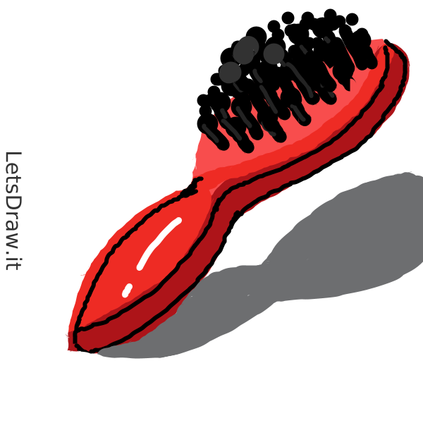 How to draw comb / 1z3bt4h35.png / LetsDrawIt