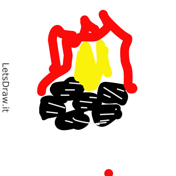 How to draw coal / 1zfap31nf.png / LetsDrawIt