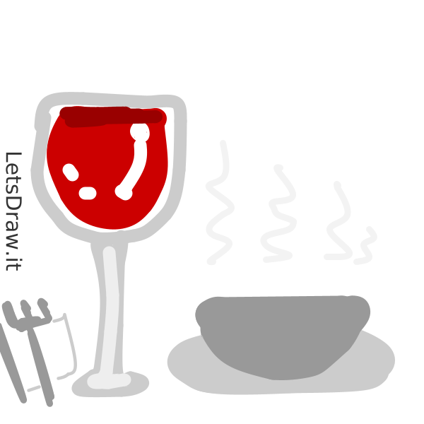 How to draw dinner / LetsDrawIt