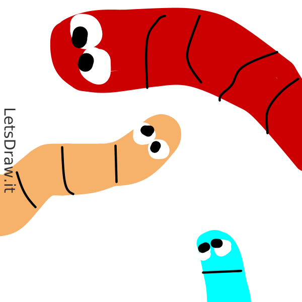 How to draw worm / 34ynt3kp.png / LetsDrawIt