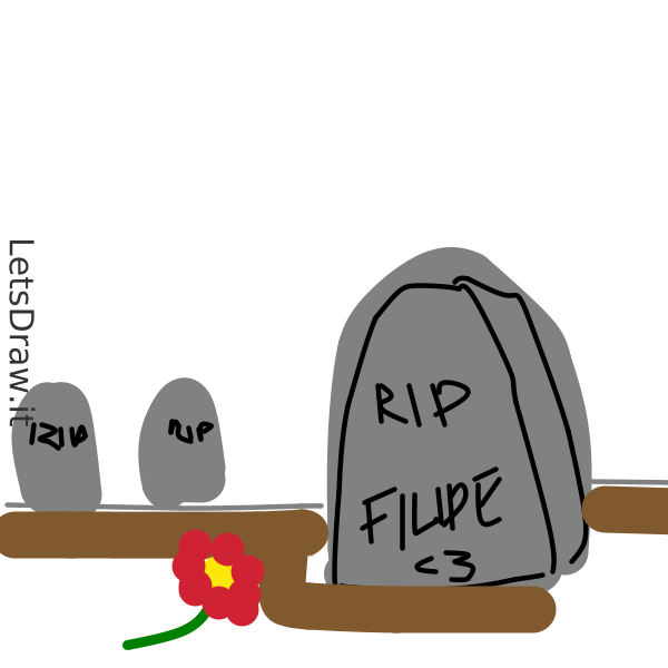 How to draw grave / 35whd1ny3.png / LetsDrawIt