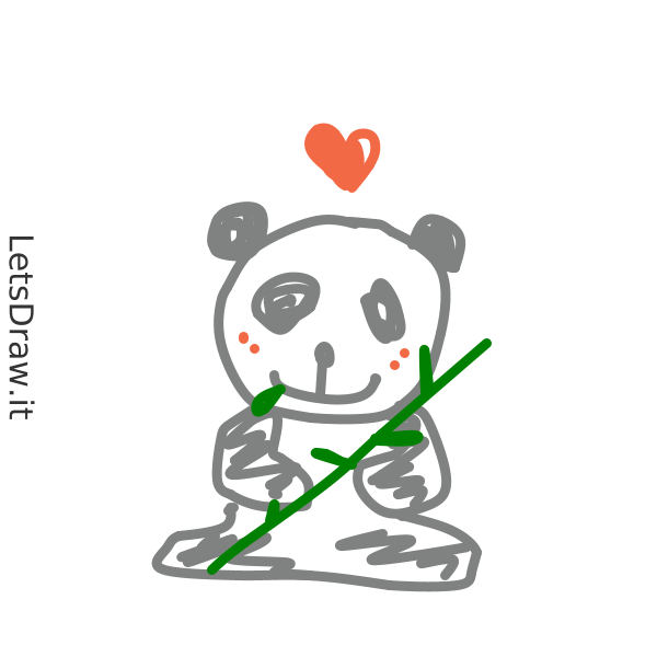 How to draw panda / 365fphoe.png / LetsDrawIt