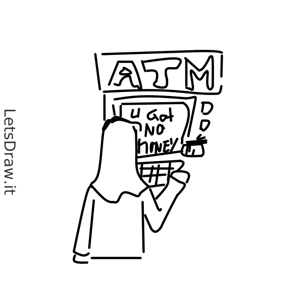 How to draw ATM / LetsDrawIt