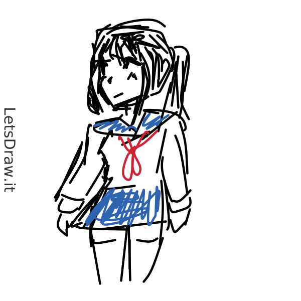 How to draw student / 38nkb1ifu.png / LetsDrawIt