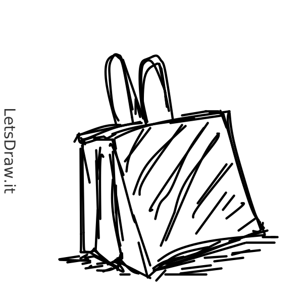 How to draw bag / 39w3dtefx.png / LetsDrawIt