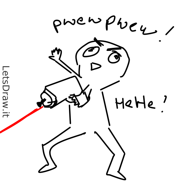 How to draw laser / 3a5rfma6k.png / LetsDrawIt