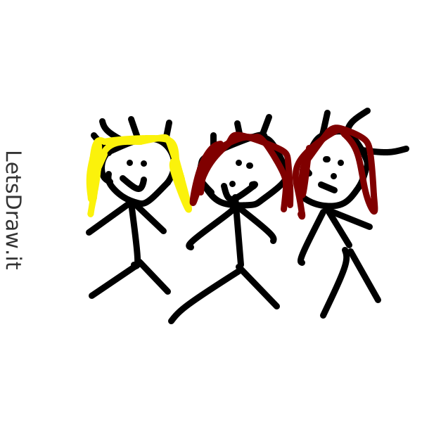 How to draw friends / 3bpxjzueh.png / LetsDrawIt