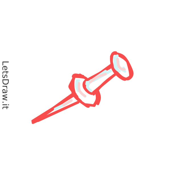 How to draw pin / 3c8hp8m9j.png / LetsDrawIt