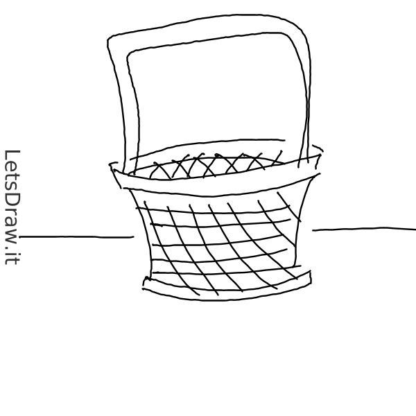 How to draw basket / 3cazp47p4.png / LetsDrawIt