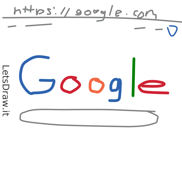 How to draw Google / 3cqurjkfr.png / LetsDrawIt
