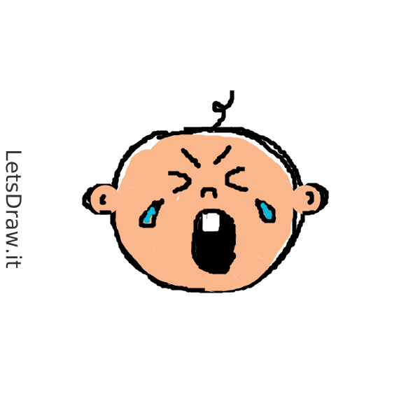 How to draw cry / 3dbiqry4p.png / LetsDrawIt