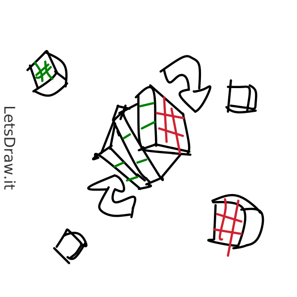 How to draw rubik's cube / 3dgksrtj.png / LetsDrawIt