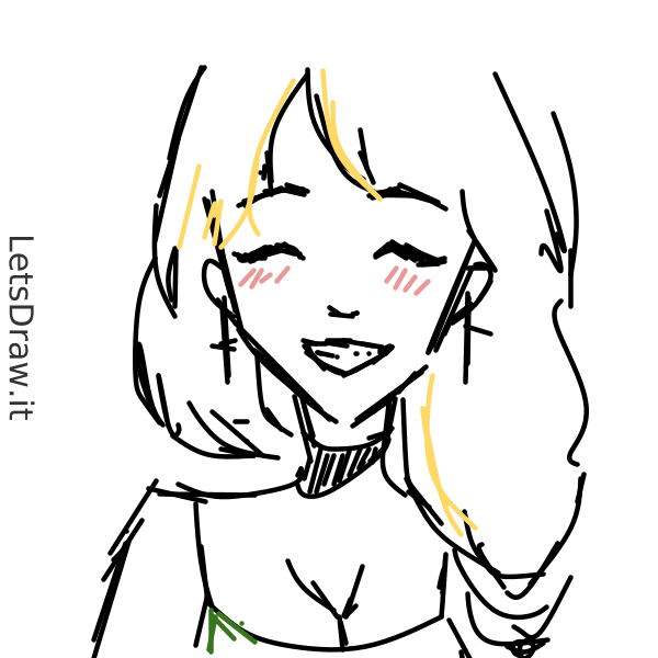 How to draw laughter / LetsDrawIt