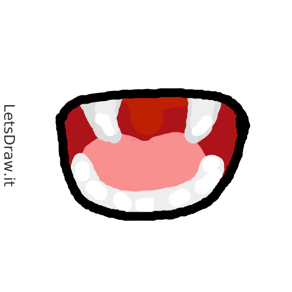 How to draw fangs / 3f5wtqpmk.png / LetsDrawIt