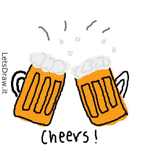 How to draw beer / 3fieo7bpk.png / LetsDrawIt