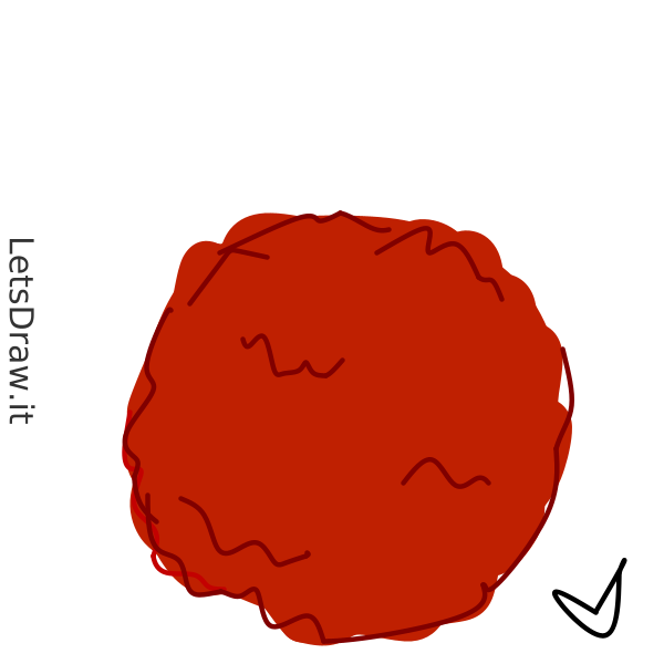 How to draw meatball / 3fzbk6bri.png / LetsDrawIt