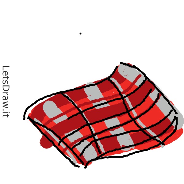 How to draw blanket / 3g6wqmtbr.png / LetsDrawIt