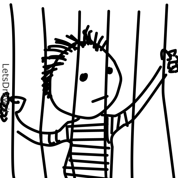 How to draw prison / 3gbngbfjx.png / LetsDrawIt