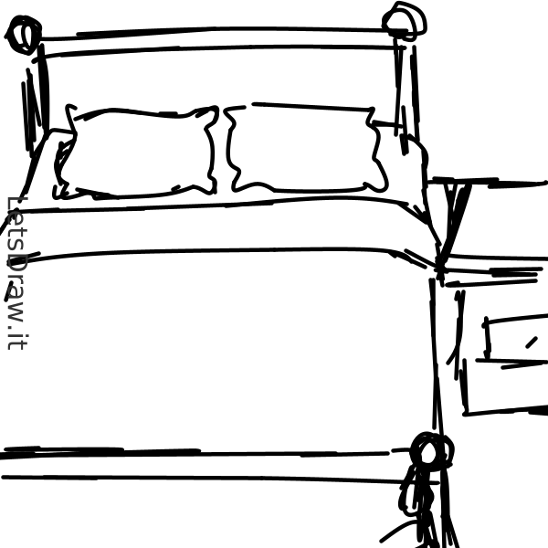 How to draw bed / 3gtbd3n97.png / LetsDrawIt