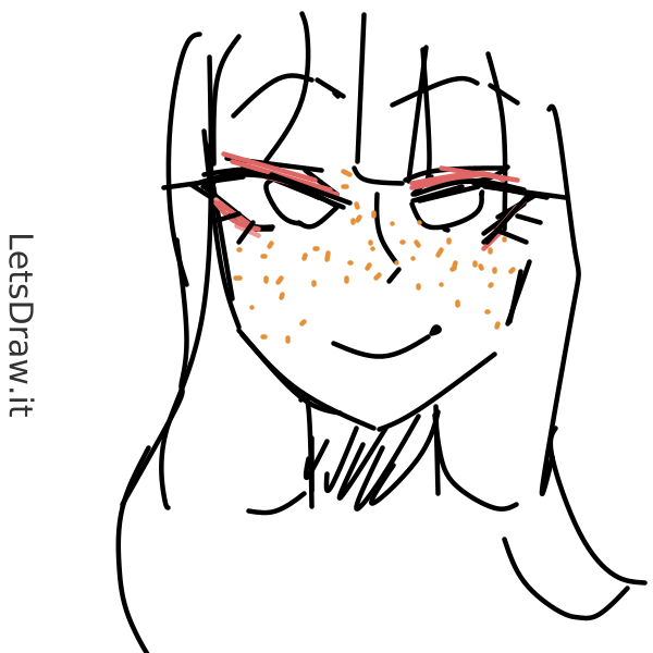How to draw freckle / 3jbeexb8p.png / LetsDrawIt