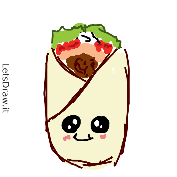 How to draw burrito / 3jjgqobeu.png / LetsDrawIt